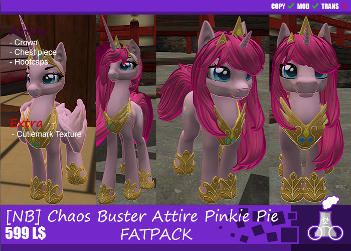 Second Life Marketplace - [NB] Fatpack Chaos Princess Pinkie Pie